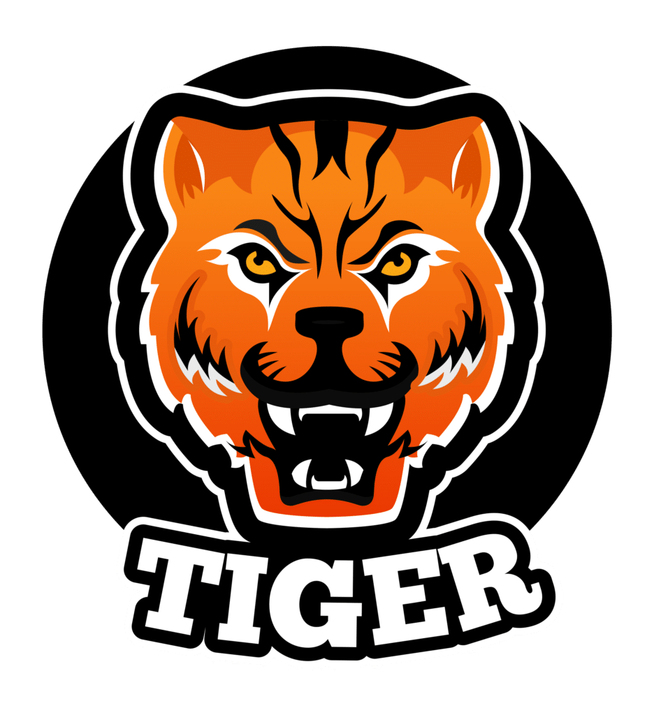 mẫu logo áo bóng đá con hổ tuổi sửu màu
